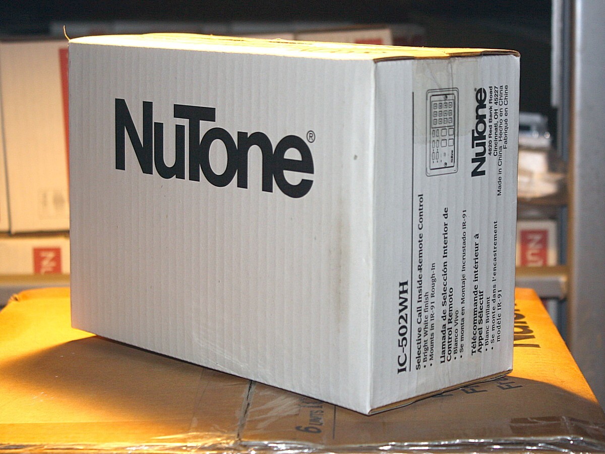 Nutone IC-502WH Selective Call Intercom Remote Control - IM5000 IM5006 ...