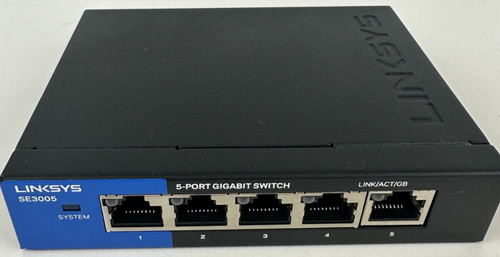 Linksys SE3005V2 5 Port Ethernet Switch Tested/Working | eBay