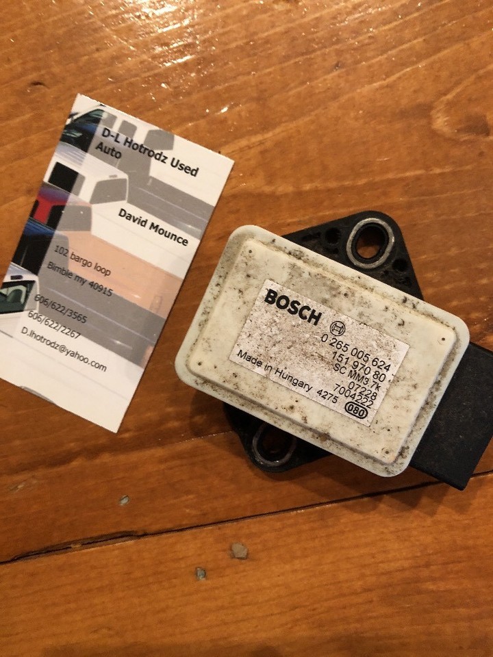 BOSCH ABS Yaw Rate Sensor P/N:15197080 | eBay