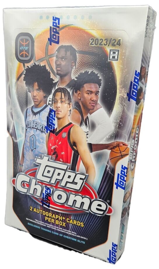 2023-24 Topps Chrome Overtime Elite Basketball OTE Sealed Hobby Box 2 ...