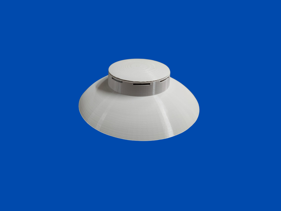 Flying Saucer (The invaders) 1967, 20cm diameter, white color DIY ...