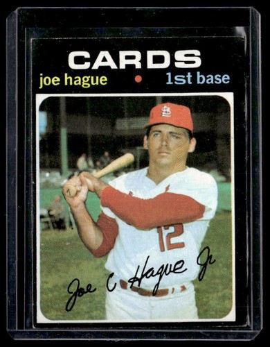 1971 Topps #96 Joe Hague St. Louis Cardinals VG-EX Baseball Card *A238 ...