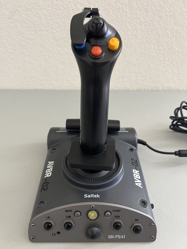 Saitek SN-PS41 Xbox 360 Aviator Flight Stick Joystick Controller AV8R ...