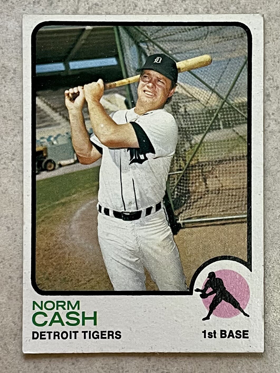 1973 TOPPS BASEBALL #485 NORM CASH DETROIT TIGERS - NICE 👍 | eBay