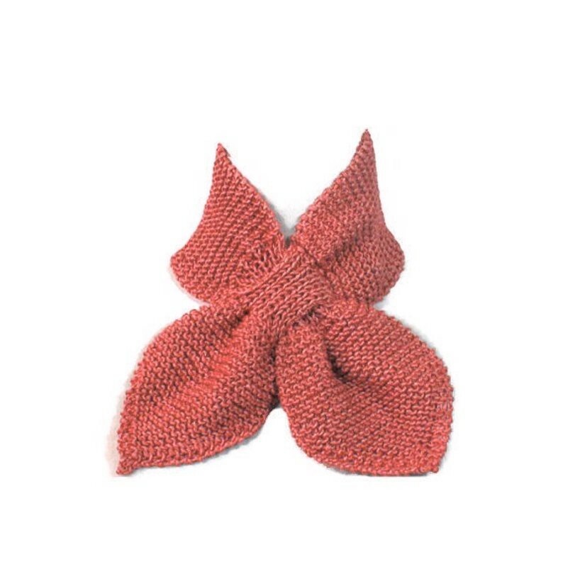 Knit Neck Scarf Pattern Ascot Keyhole Scarf Bowie Printed Knitting ...