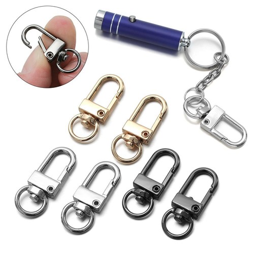 KeyChain Split Ring Bags Strap Buckles Collar Carabiner Snap Lobster ...