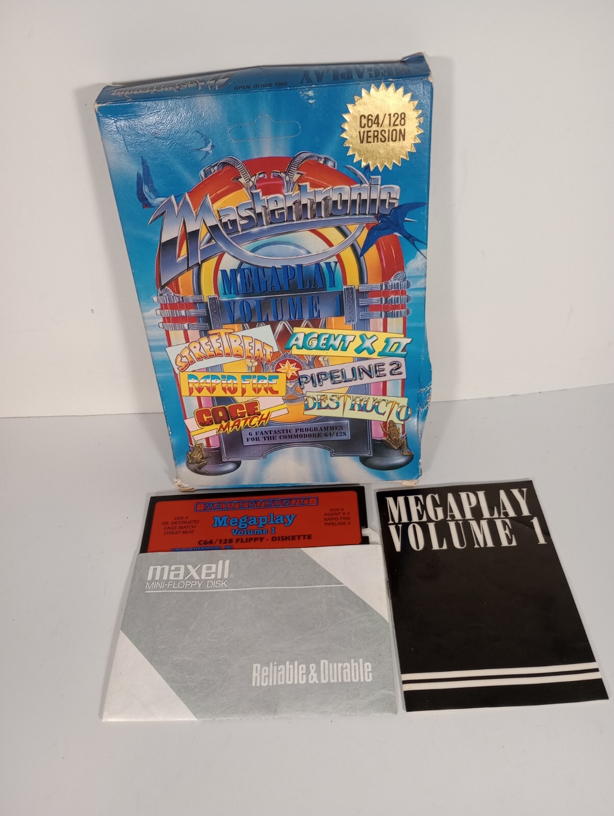Mastertronic Megaplay Volume 1 Commodore 64 Box Game & Manual | eBay