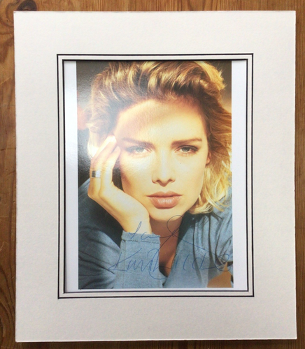 RARE KIM WILDE SIGNED PHOTOGRAPH 10x8 INCHES VIEW FROM A BRIDGE ...