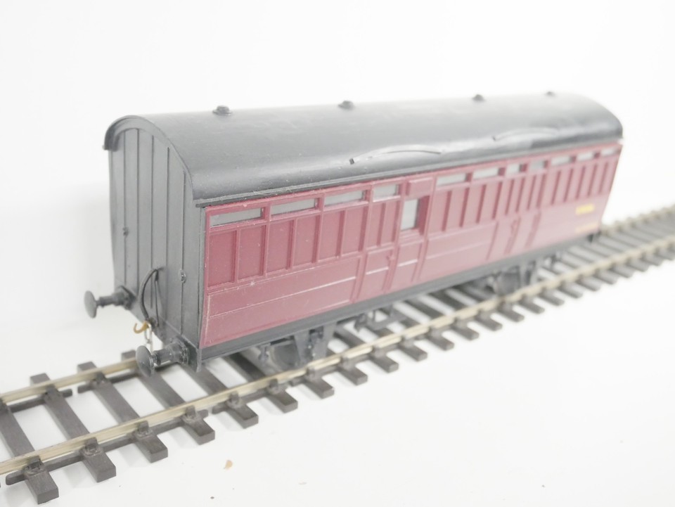 O Gauge Finescale Kit Built BR Maroon Pigeon Van E70246 | eBay UK