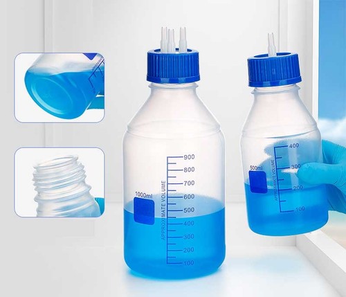 Polypropylene Plastic Reagent Bottles 100ml-2000ml, GL45 Cap, New | eBay