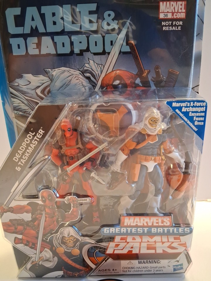 Marvel Universe Greatest Battles Cosmic Packs Deadpool & Taskmaster ...