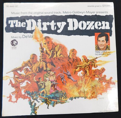 The Dirty Dozen Soundtrack - Frank DeVol - Original Vinyl Album LP ...