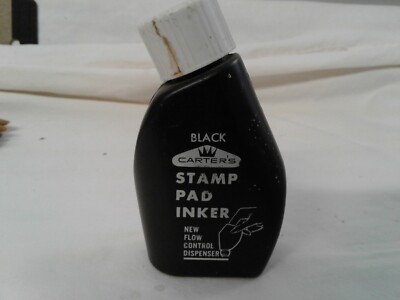 Vintage CARTER'S STAMP PAD INKER 1964 new flow control dispenser ...