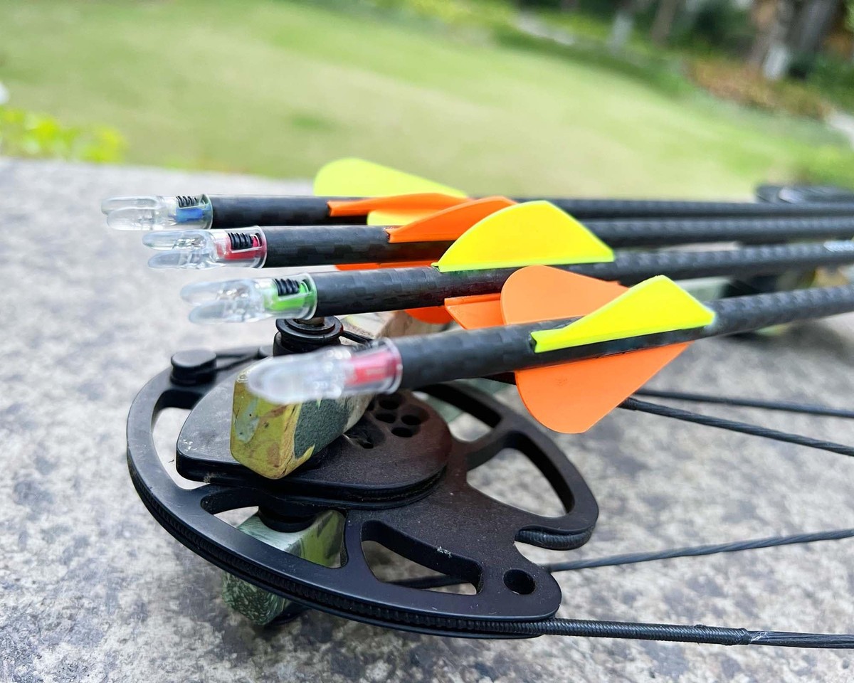Archery Nocks Cogae 12-Pack Green Lighted Arrow Nocks - .204 Inside ...