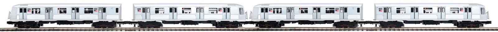 MTH 20-21142-1 MTA R40 Subway Car Set O Gauge w/ Proto-Sound 3.0 (Set ...