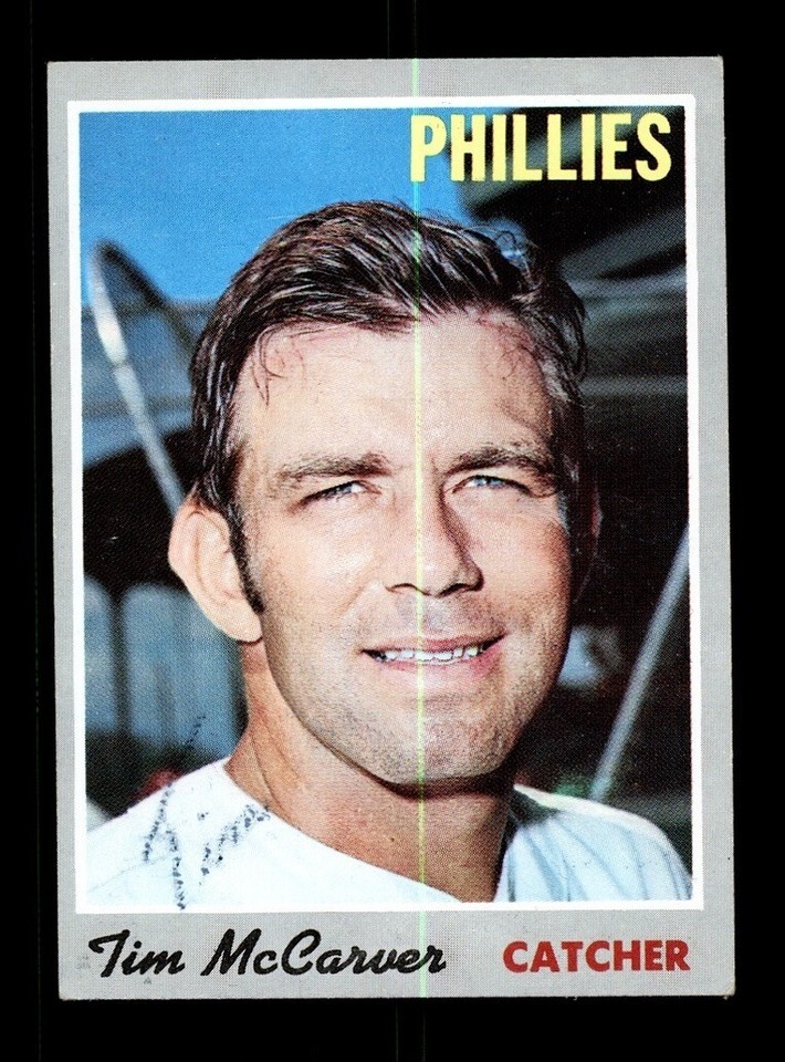 SIGNED 1970 TOPPS #90 TIM MCCARVER AUTOGRAPH PHILADELPHIA PHILLIES | eBay
