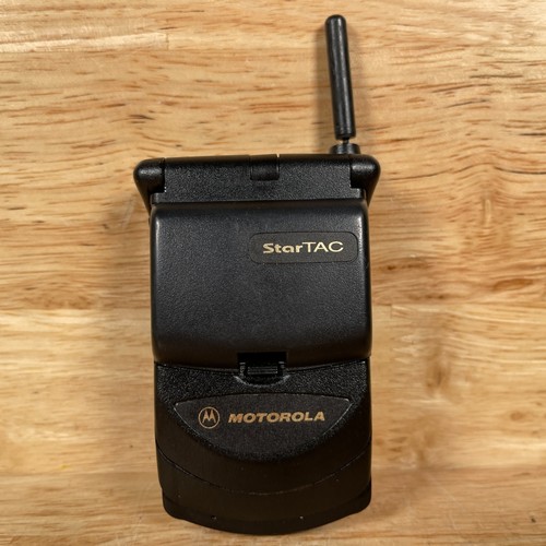 Motorola StarTAC Black (Verizon) Dual Band LCD Display Flip Cell Phone ...