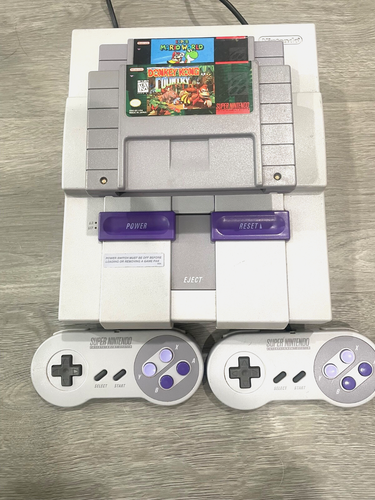 Super Nintendo Entertainment System Orig SNES Console SNS-001 Video ...