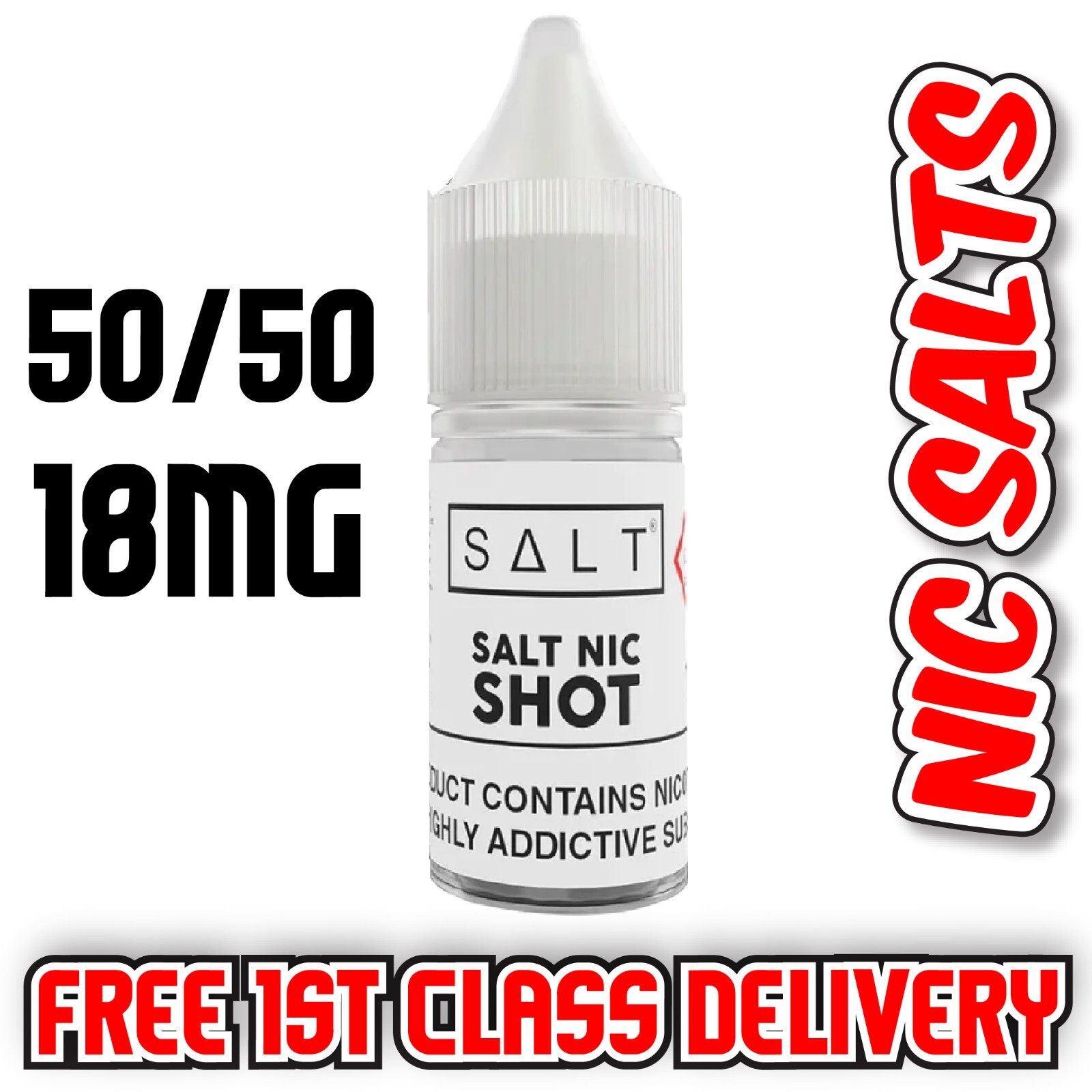 Nicotine Shots Nic Shots Shot Nic Drops 10ml E Liquid Vape Juice 15mg ...
