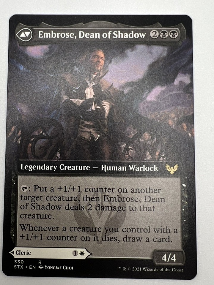 MTG Shaile Dean of Radiance/Embrose Dean of Shadow Extended Art Regular ...