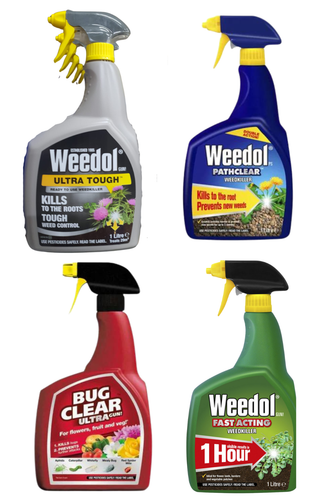 Weedol Lawn Weed Killer Path Patio Root Weeds Killer Spray Extra Strong ...