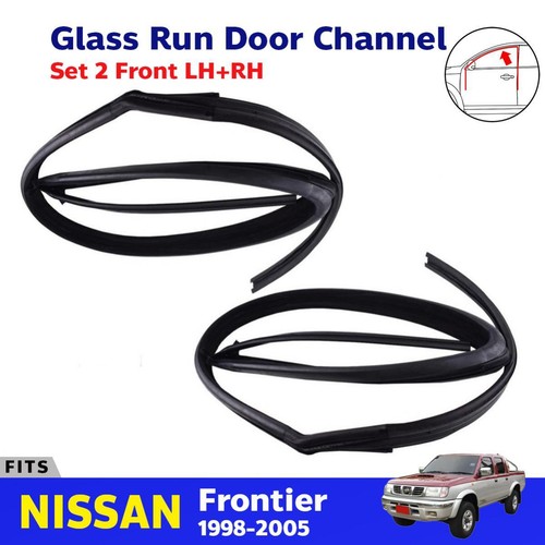 Pait Front Glass Run Door Channel Fits Nissan Frontier D22 Navara 1998 ...