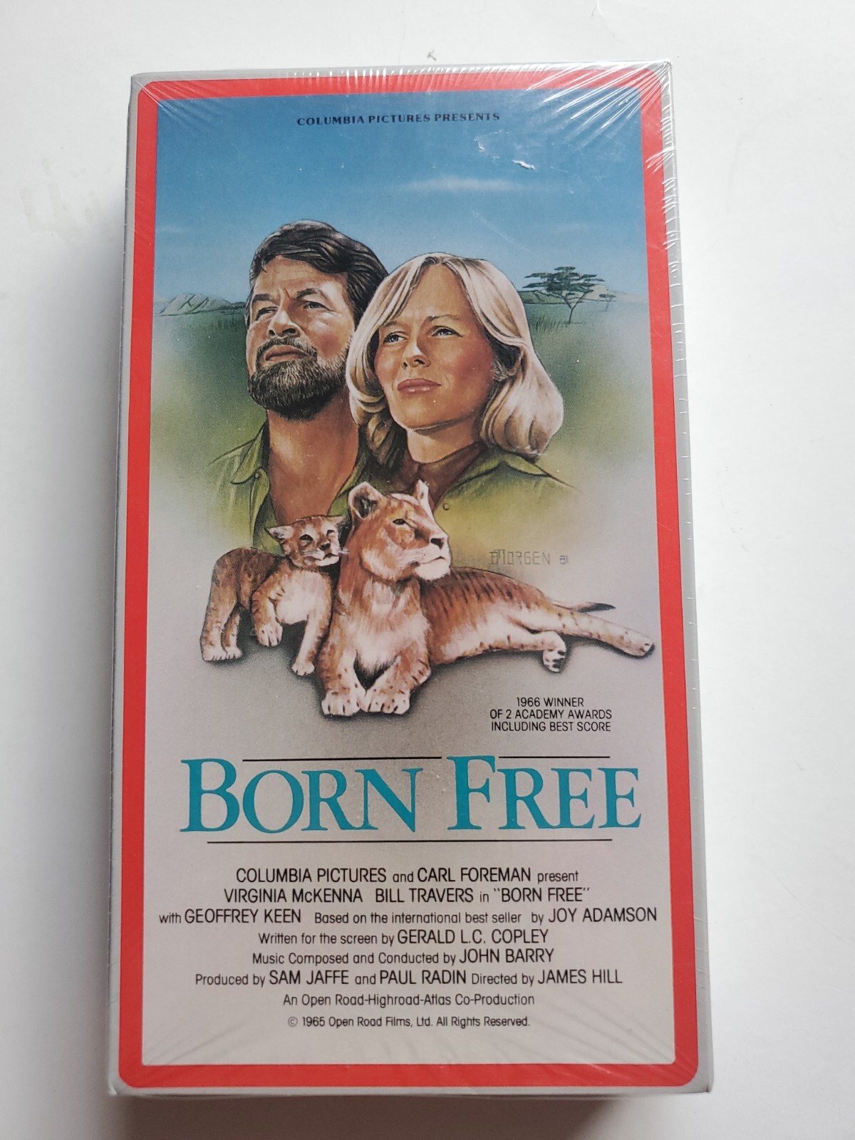 Born Free VHS Bill Travers Virginia McKenna 1966 Brand New Factory ...