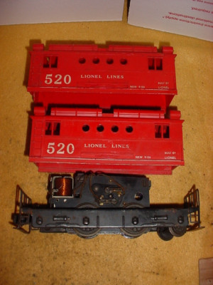 LIONEL POSTWAR PARTS O/O27 TRAINS #520 JUNK PARTS LOT AS PICTURED ...