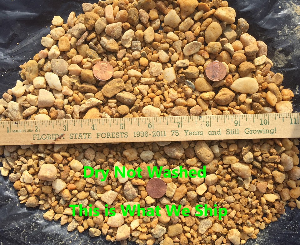 AQUARIUM PEBBLES ~ ALL Natural NO Chemicals Stones Gravel Substrate ...