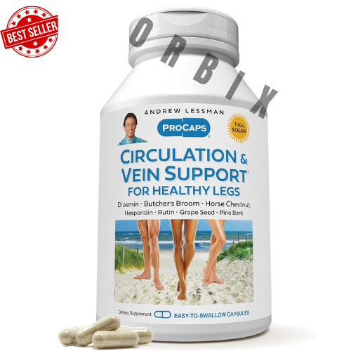 ANDREW LESSMAN Circulation & Vein Support for Healthy Legs 30 Capsules ...