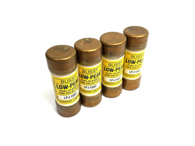 Cooper Bussmann LPJ-15SP Dual-Element Time Delay Fuse, Class J, LOT OF ...