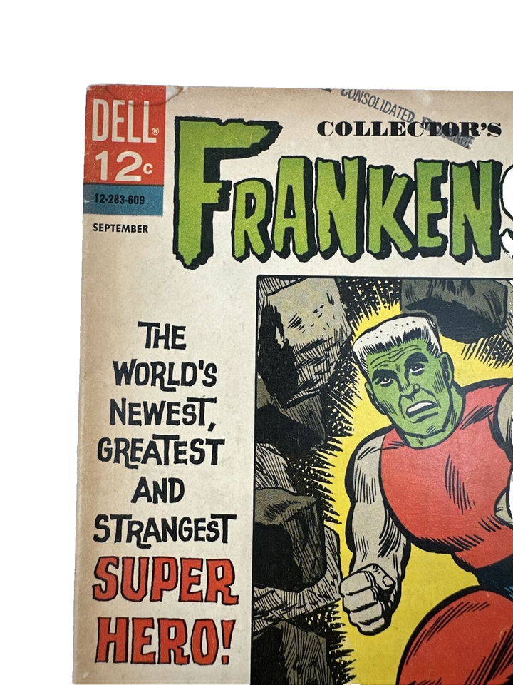 FRANKENSTEIN #2 SEPT 1966 DELL 12c COMIC COLLECTOR'S ISSUE ORIGIN NEW ...