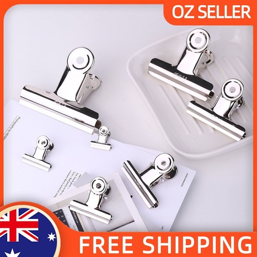 36Pcs Deli Stainless Steel 29/51mm Bulldog Clips Money Letter Paper ...