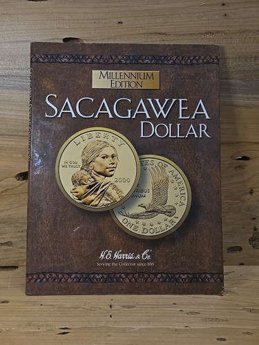 Sacagawea Dollar Millenium Edition Coin Collecting Book HE Harris $1 ...