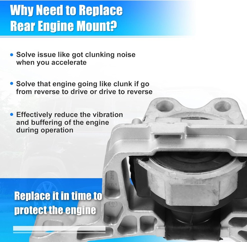 New Front Engine Motor Mount for Ford Focus 2.0L 2012-2018 AV6Z6038A ...