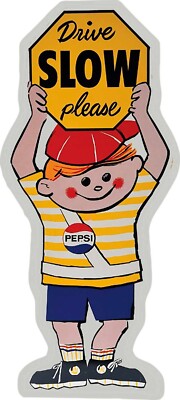 PEPSI School Guard Boy Laser Cut Metal Advertising Sign | eBay