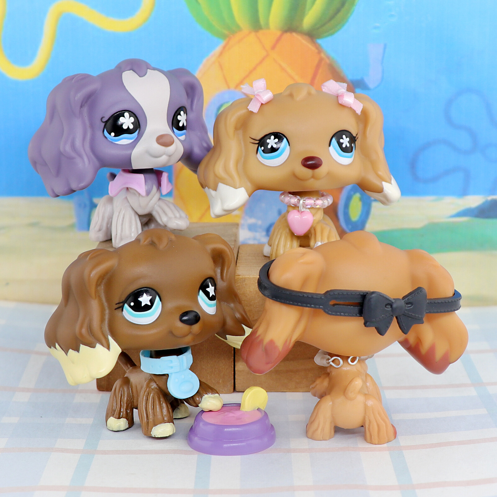 Littlest Pet Shop lps Cocker Spaniel Set 1209 156 960 748 with LPS ...