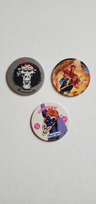 Vintage Skycaps Pogs - DC - Elongated Man #29, last action hero, and ...