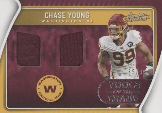 2021 Panini Absolute - Tools of the Trade Double Chase Young #TTD36 /99 ...