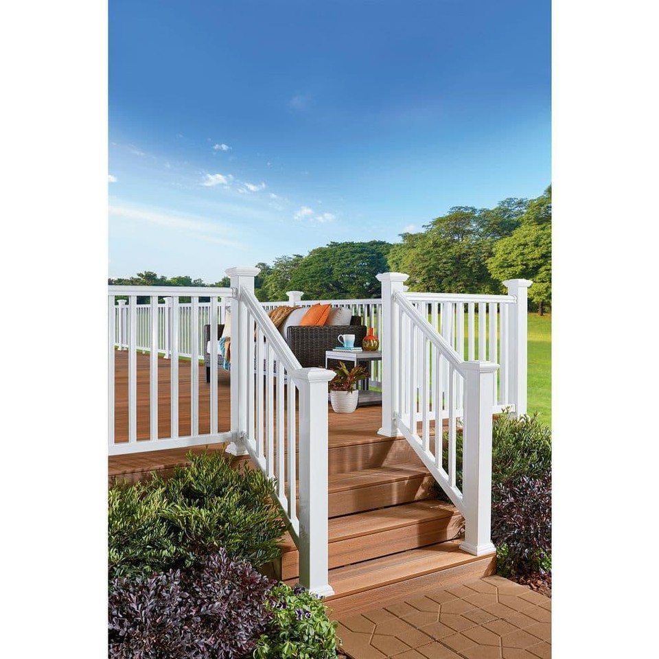 Fiberon Stair Railing Kit 3"x3' Composite High-Strength Prefinished ...