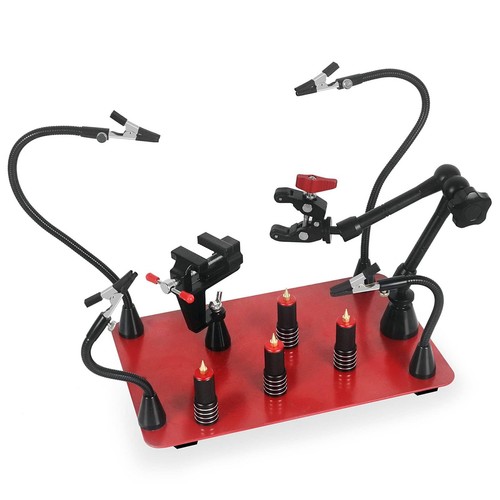 Helping Hands Soldering Magnetic Third Helper hand Station with 4 ...
