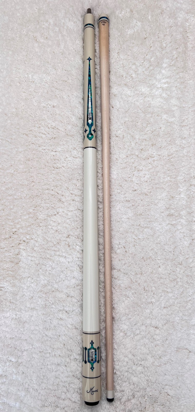 IN STOCK, Meucci PP-4 Pool Cue w/ The Pro Shaft, FREE HARD CASE (White ...