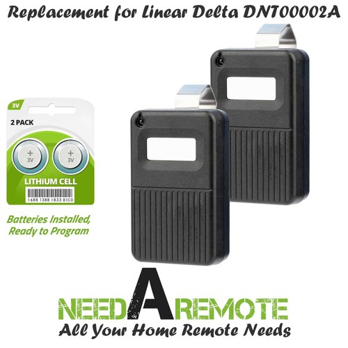 2 For Linear Delta 3 DT DTA DTD DTC Garage Door Remote DNT00002A ...