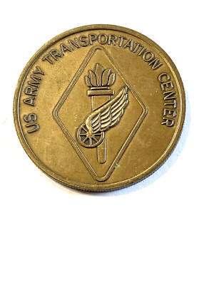 US Army Transportation Center Challenge Coin | eBay