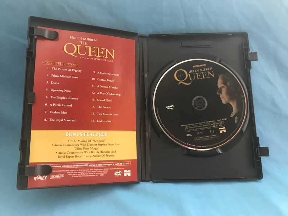 The Queen (DVD, 2007) ~ Starring Helen Mirren & James Cromwell ~ | eBay