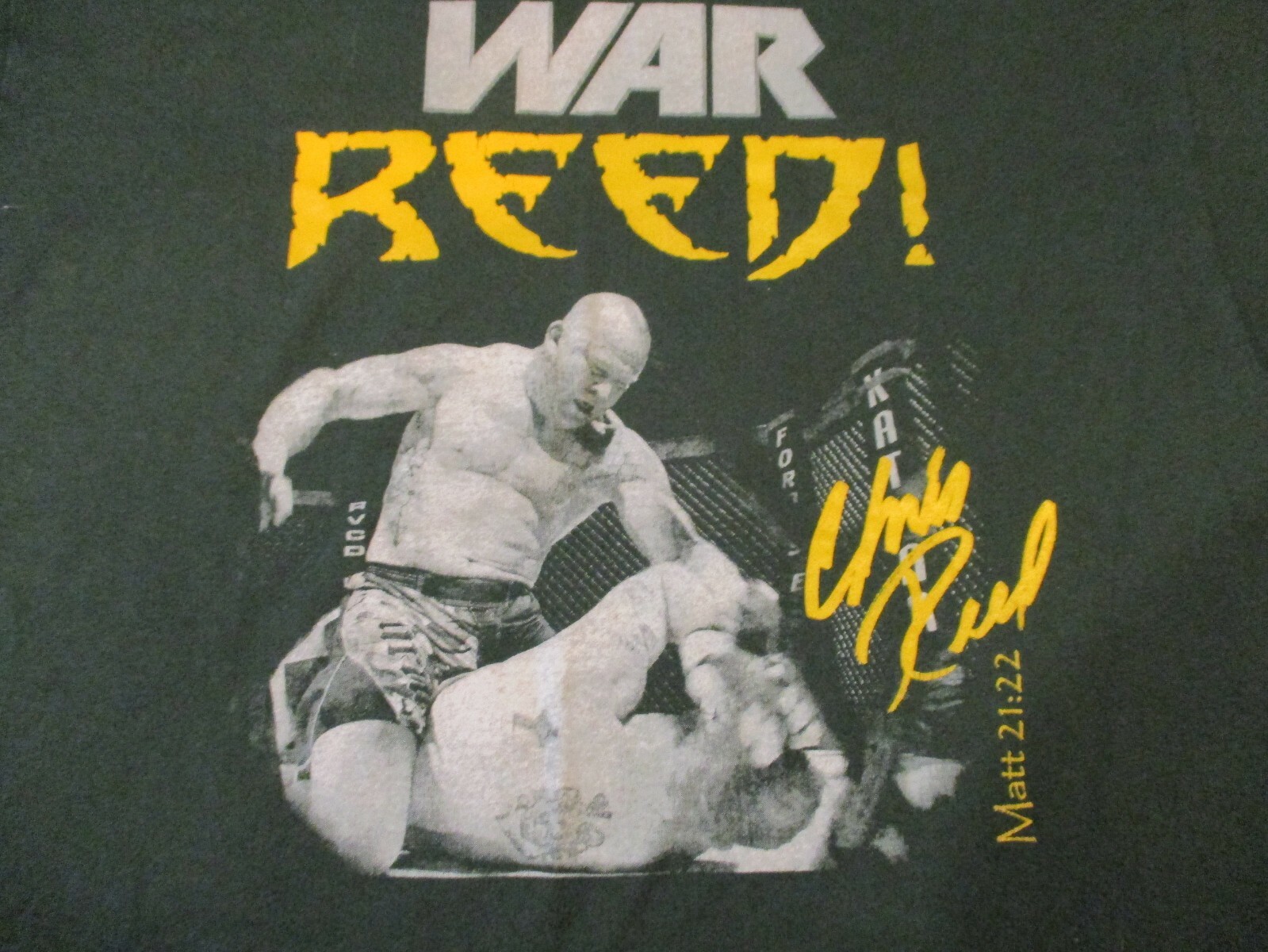 CHRIS "THE CELTIC TIGER " REED WAR REED MMA FIGHTER T… - Gem