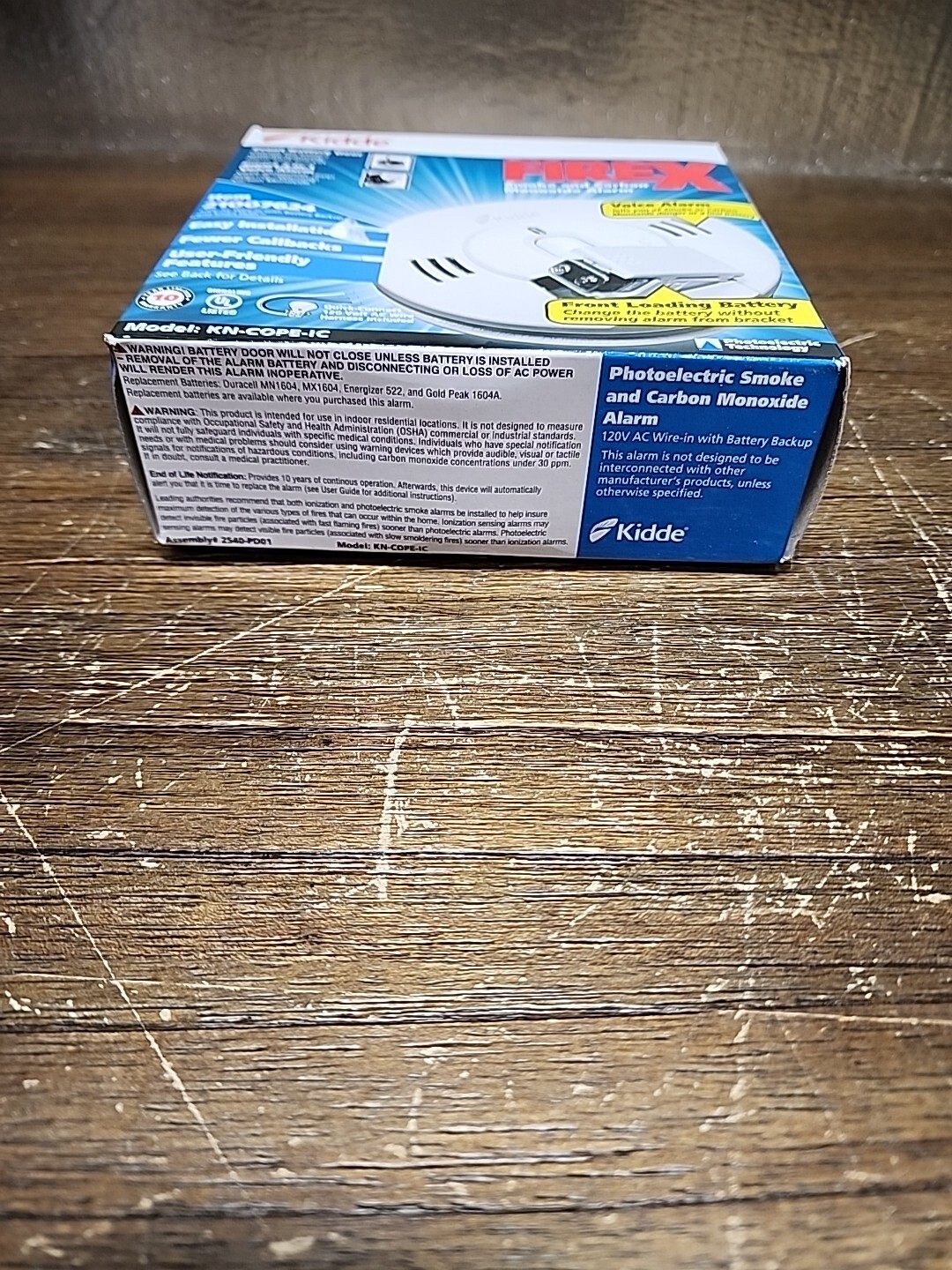 Kidde FireX KN-COPE-IC Smoke & Carbon Monoxide Alarm 21007624 ...