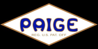 Paige Automobiles of Detroit DIECUT NEW 18" Wide Sign USA STEEL XL Size ...