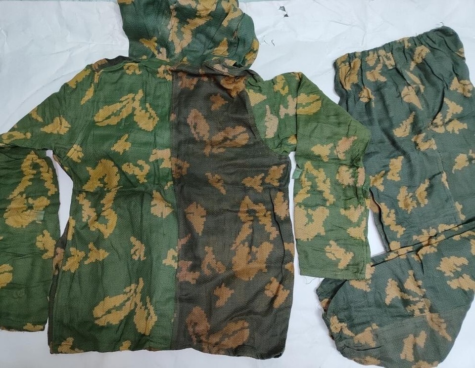 Soviet Army KZS Suit MULTICOLOR Sniper Uniform Camouflage Berezka Size ...