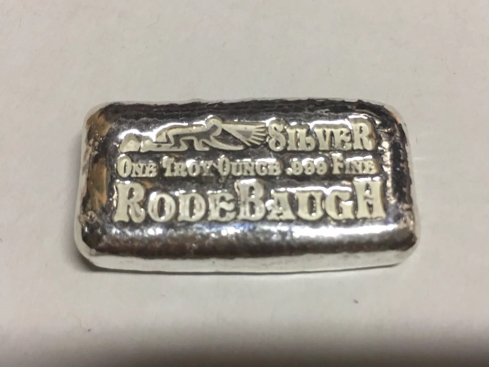 RARE RodeBaugh Low Vein SERIAL #5 — 1oz Pure .999 Silver Bar **ONLY 100 ...
